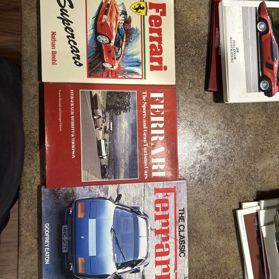 lot of 12 ferrari books berlinettas supercars Rare | eBay