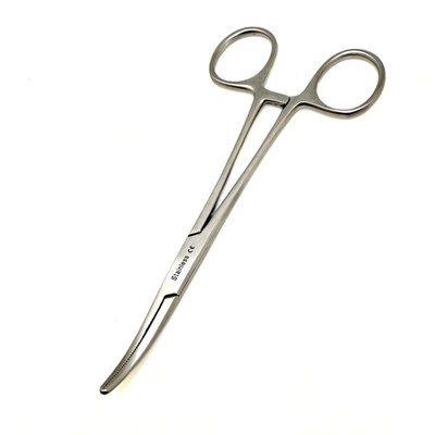 Kelly Scissors Curved 5.5" Serrated Surgical Dental Stainless Steel ...