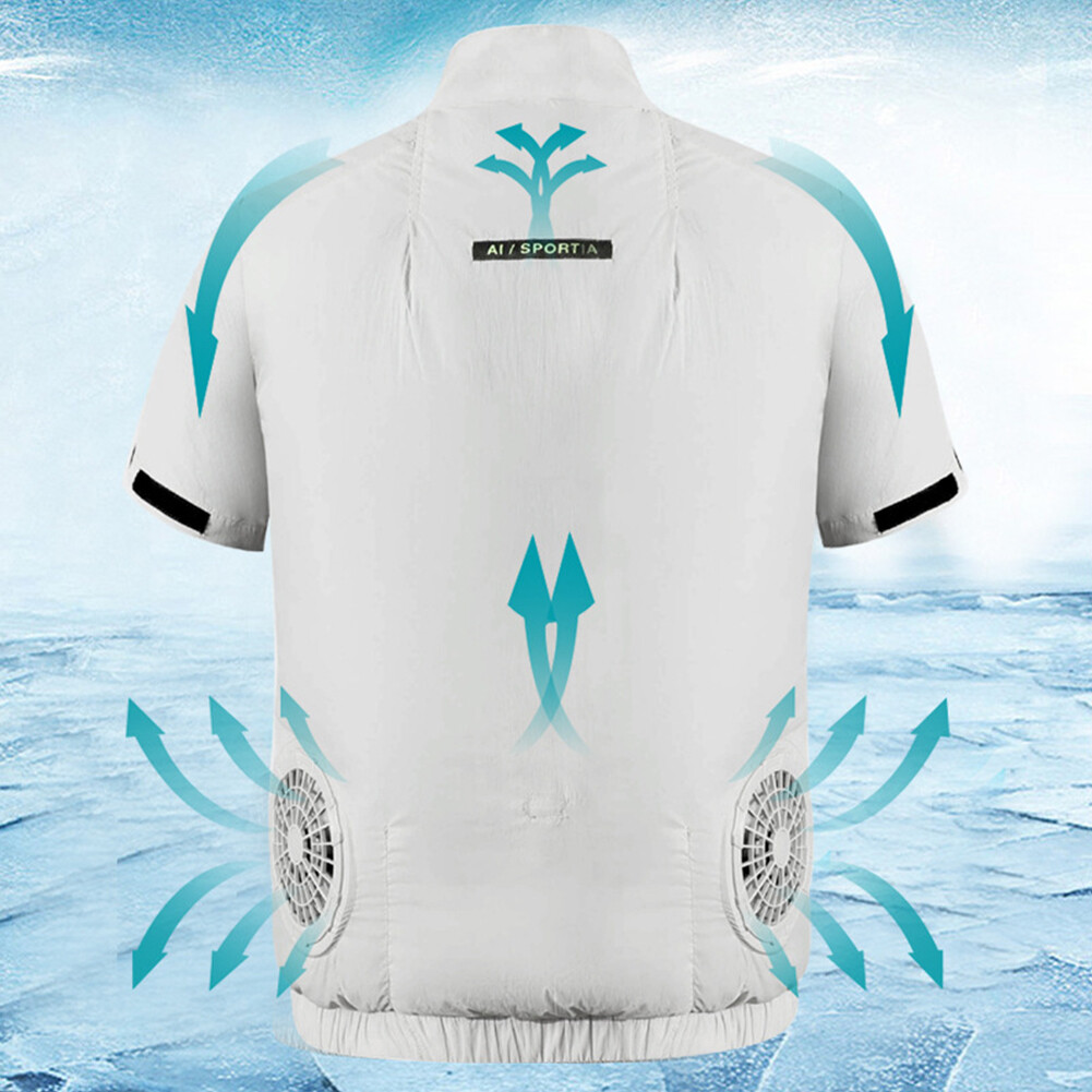 Cooling Fan Vest Wearable Air Conditioner Vest Breathable for ...