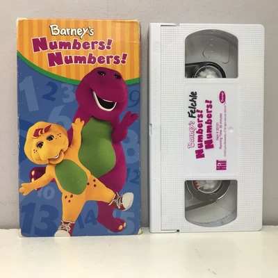 Barney & Friends Numbers Numbers VHS Video | Grelly USA