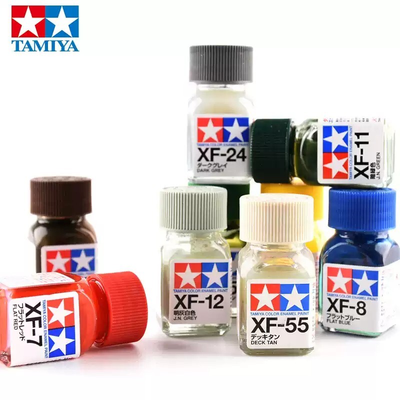 Tamiya XF1-XF28 10ml Enamel Paint Flat/Matte Colors for Model Painting Hobby DIY | eBay