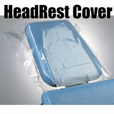 Disposable Plastic Material Dental Headrest Cover Sleeves 10''x14" Size ...