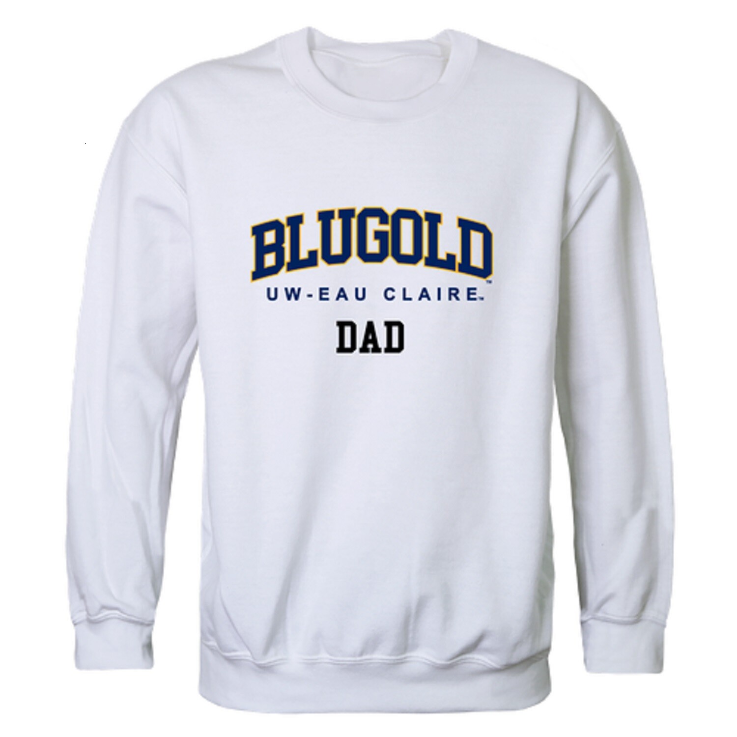 University of Wisconsin Eau Claire Blugolds UWEC Dad Crewneck ...