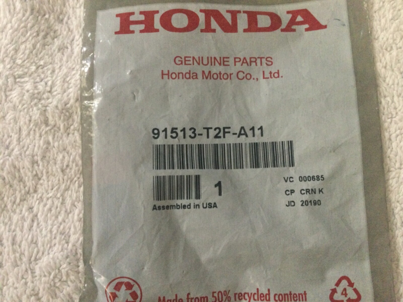 Honda OEM 2016 Accord Exterior-rocker Molding Retainer Clip 91513T2FA11 ...