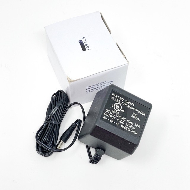 Class 2 Transformer Input 120VAC 60Hz 30W Output 9VDC 1200mA | eBay