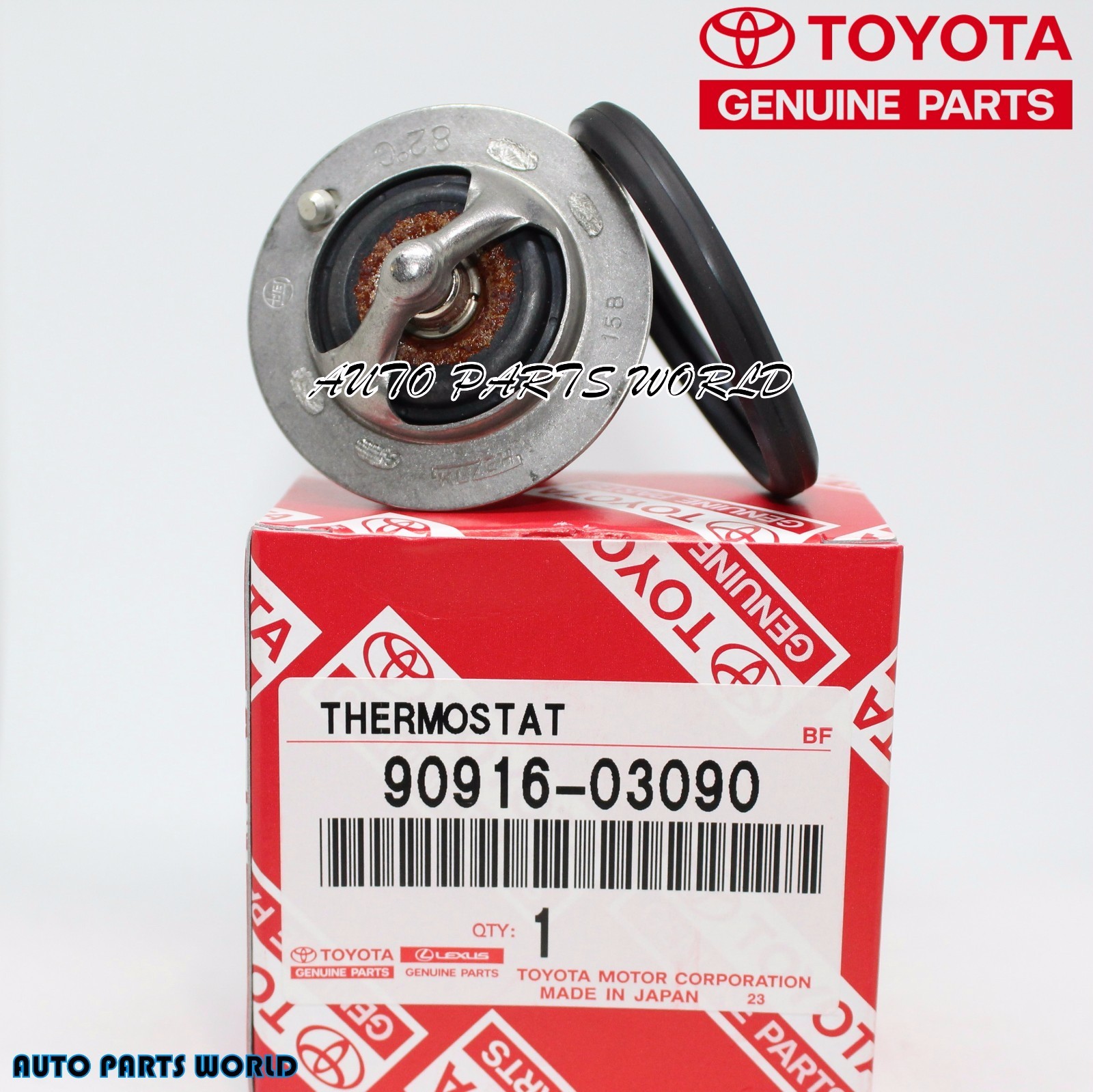 NEW GENUINE TOYOTA 4CYL THERMOSTAT & GASKET | Grelly USA