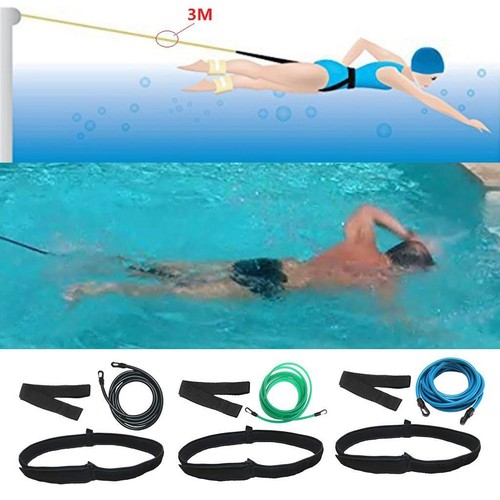 3.0M Swim Training Belt Set Cords Pool Swim Training Supplies Harness ...