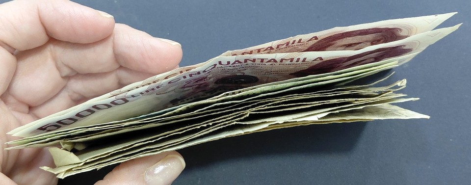 Italy Banknote 500, 1000, 5000, 10000 & 50000 Lire (Lot 14 pieces) | eBay