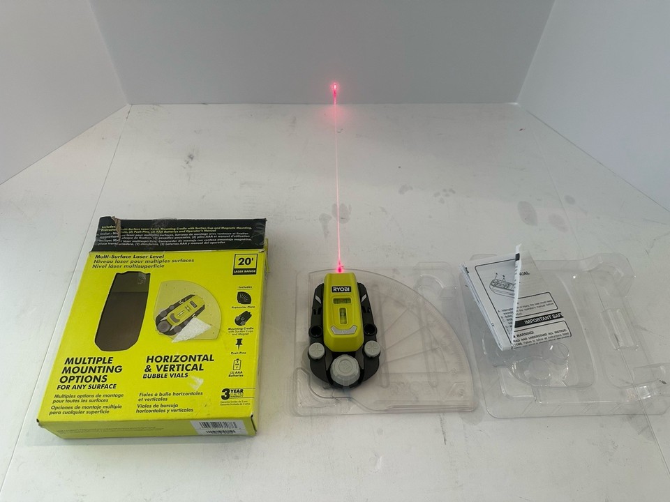 RYOBI ELL1750 Multi Surface Laser Level Lightweight Laser | eBay
