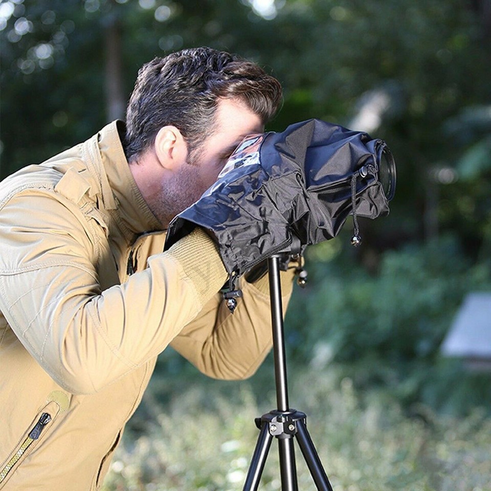 Universal Nylon DSLR Camera Waterproof Rain Cover Case Photo Sleeve ...