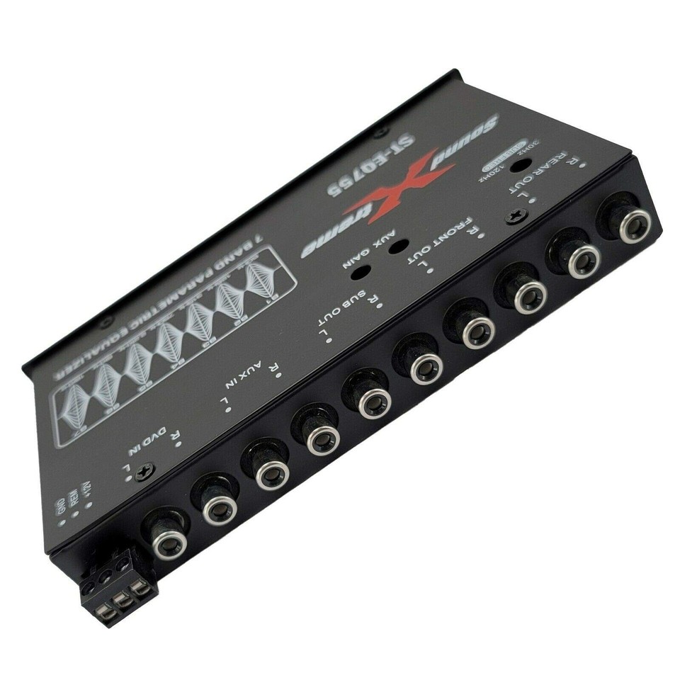 SoundXtreme ST-EQ755 1/2 Din 7 Band Car Audio Parametric Equalizer EQ with Fr... | eBay