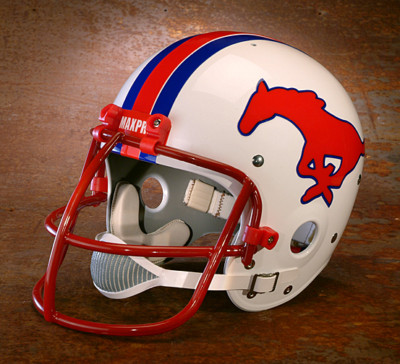 SMU MUSTANGS 1976-1986 Authentic GAMEDAY Football Helmet | eBay