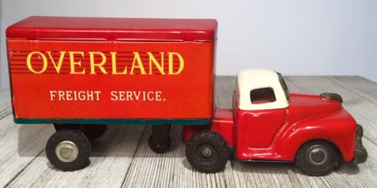 1950s Japanese Overland Freight Truck Trailer Box SSS Shioji | eBay