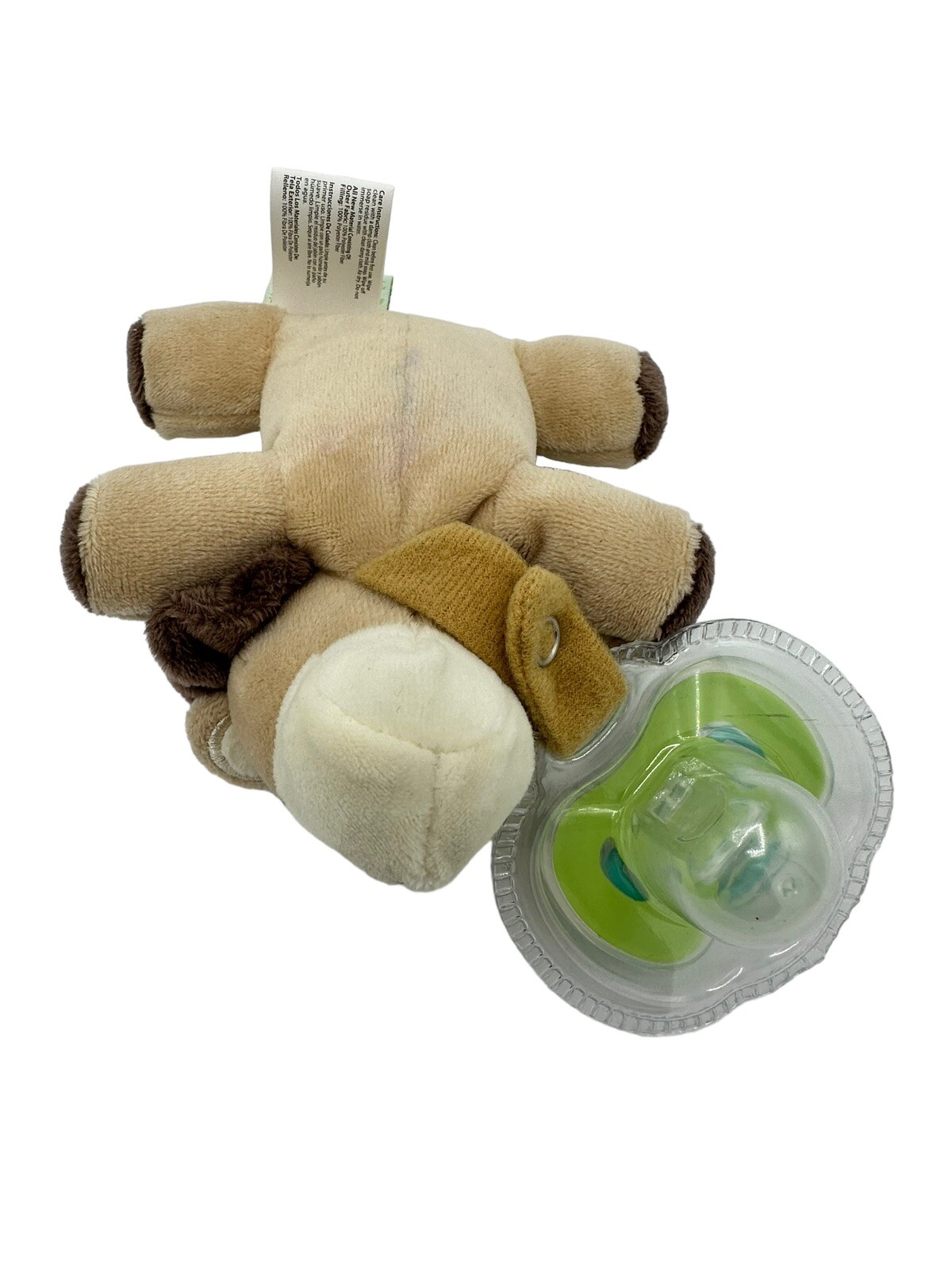 Le bebe Plush Pacifier Holder 0-18 Months Lion with Pacifier and Cover ...