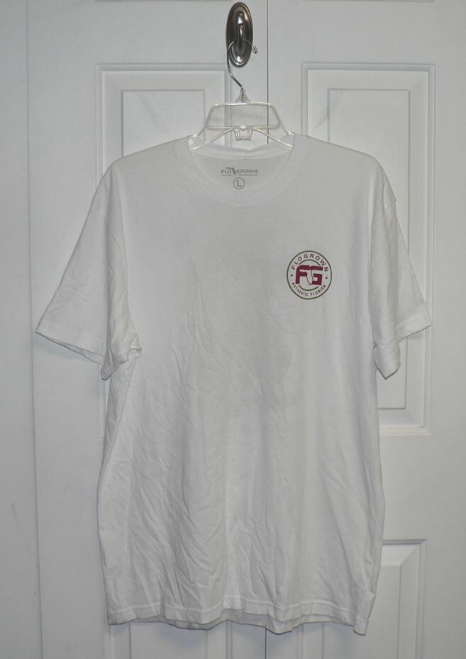 Flo Grown Men's Short Sleeve Graphic Print Daily Fights Tee in White ...