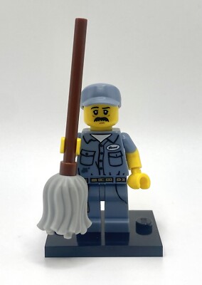 LEGO Minifigure Series 15 (71011) Janitor (COL236) - MINT CONDITION | eBay