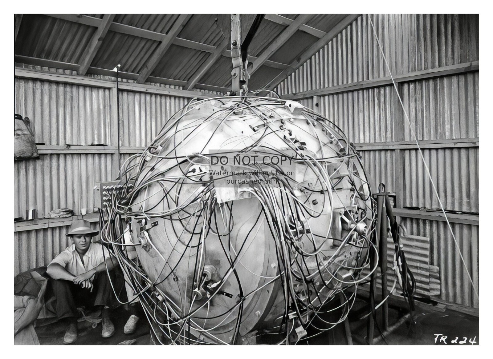 THE FIRST ATOMIC BOMB TRINITY TEST THE GADGET WW2 HIROSHIMA 5X7 PHOTO ...