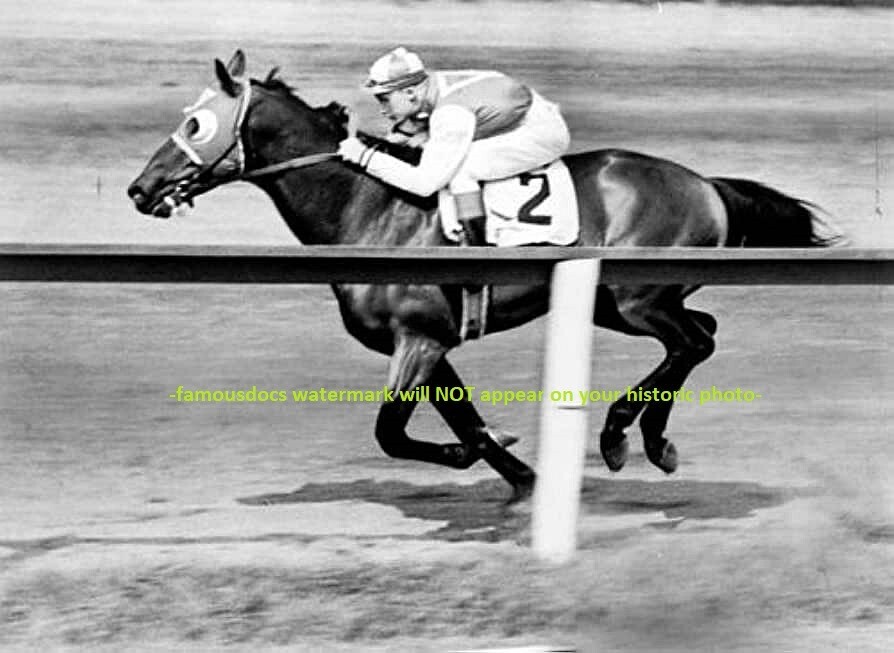 1937 Seabiscuit PHOTO Yonkers Handicap Horse Race Racing Jockey Red ...