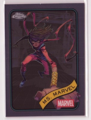 2025 Topps Chrome Marvel Ms. Marvel #130 Base | eBay
