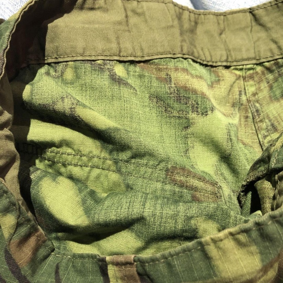 60's ERDL Camo Baker Pants L Size Green Leaf | eBay