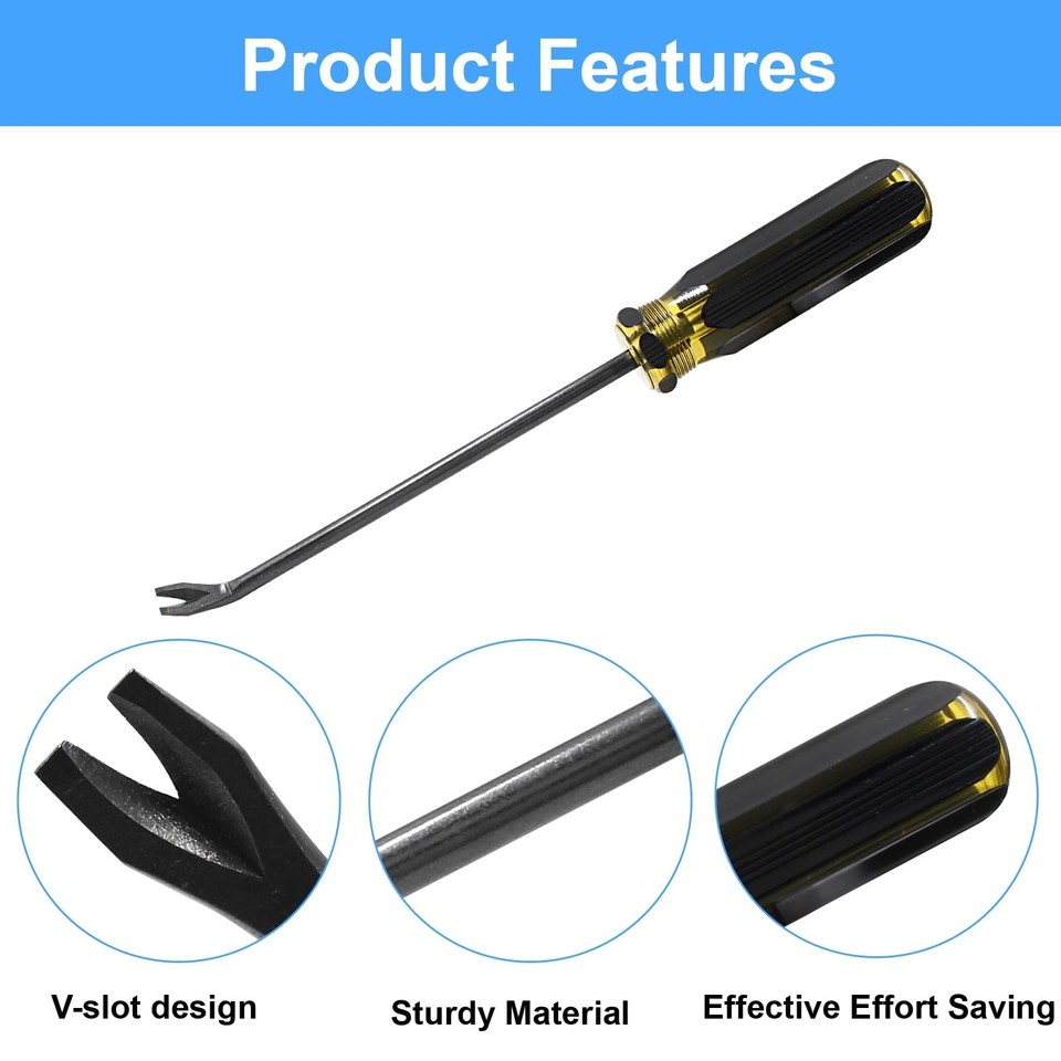 3Pcs 4 mm Tack Lifter, U Tip Nail Staple Rivet Tack Puller Staple ...