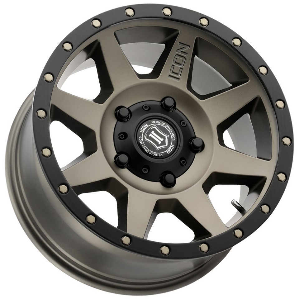 Icon Alloys Rebound 17x8.5 5x5.5" +0mm Bronze Wheel Rim 17" Inch ...