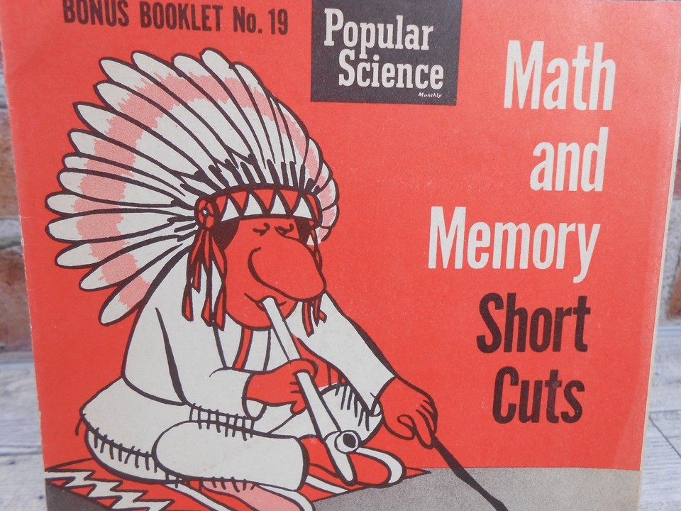 Popular Science Math and Memory Short Cuts Bonus Booklet 19 VTG 1961 | eBay
