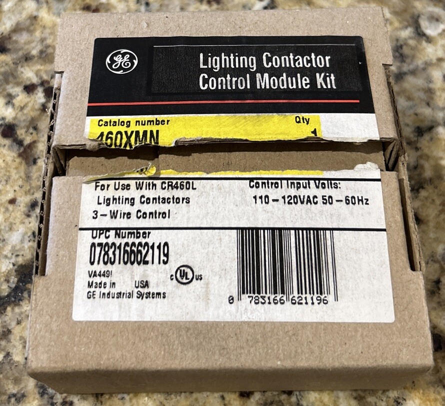 GE LIGHTING CONTACTOR CONTROL MODULE KIT CAT# 460XMN 110-120VAC NEW | eBay