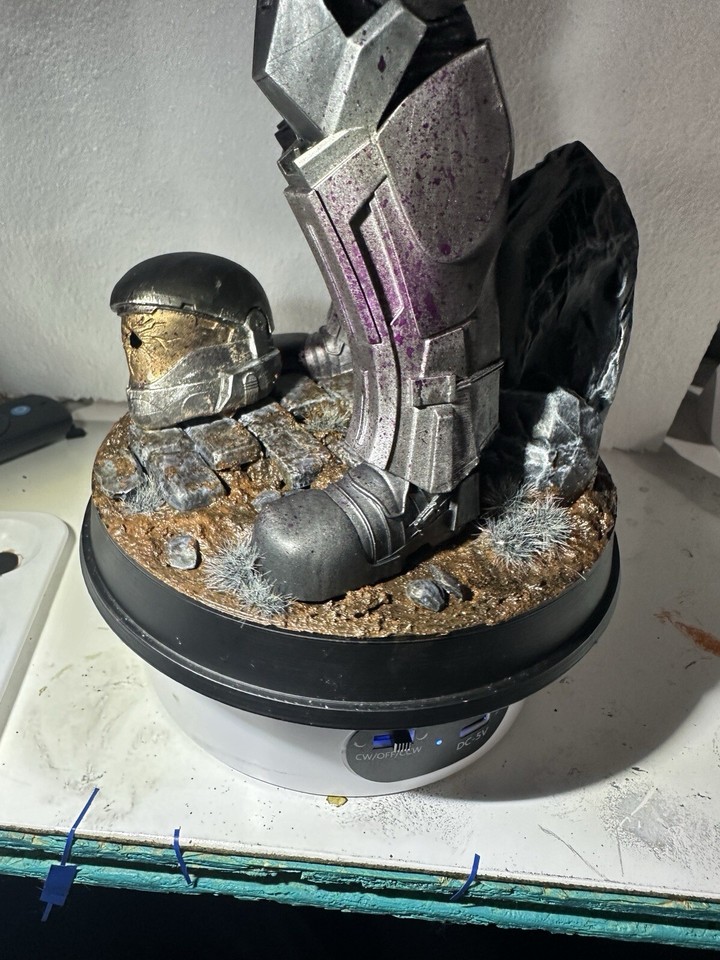 1/12 Scale 6” Halo ODST Elite Blood Splattered Spartan Statue (Made To ...