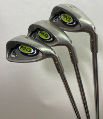 Ping Rapture Yellow Dot Wedge Set S,U,W Steel Shaft N.S. Pro 950GH ...