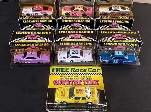 Complete set of Country Time Legends of Racing 1/64 NASCAR diecasts | eBay
