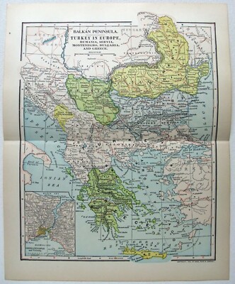 1900-Now - Map Of Balkan