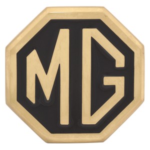 MGB / MGB GT Badge MG logo Jubilee models Black Gold 1974-1980 Rubber ...
