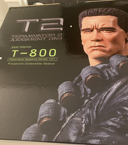 SIDESHOW TERMINATOR 2 JUDGEMENT DAY T-800 ARNOLD STATUE 106/750 NIB | eBay