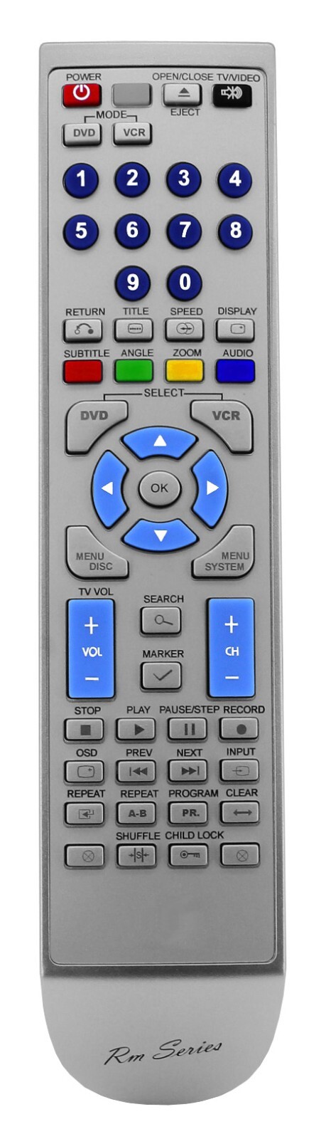 Remote Control Philips DVP721VR DVD755VR dvd video vcr by SparesXpert ...