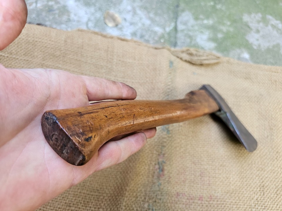"ADLER " SMALL VINTAGE ANTIQUE GERMAN AXE WOOD CARVING HATCHET ...