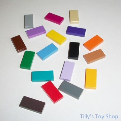 Lego - Smooth 1x2 Stud Thin Plate Tile - 3069 - Pick Colour & Pack Size ...