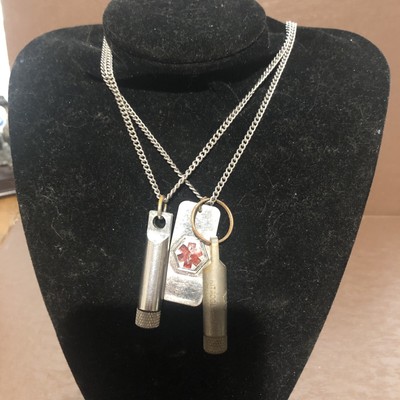 2 Heart Emergency Pendants | eBay