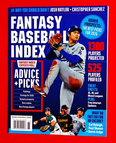 FANTASY BASEBALL INDEX MAGAZINE - BRAND NEW 2026 Shohei Ohtani | eBay