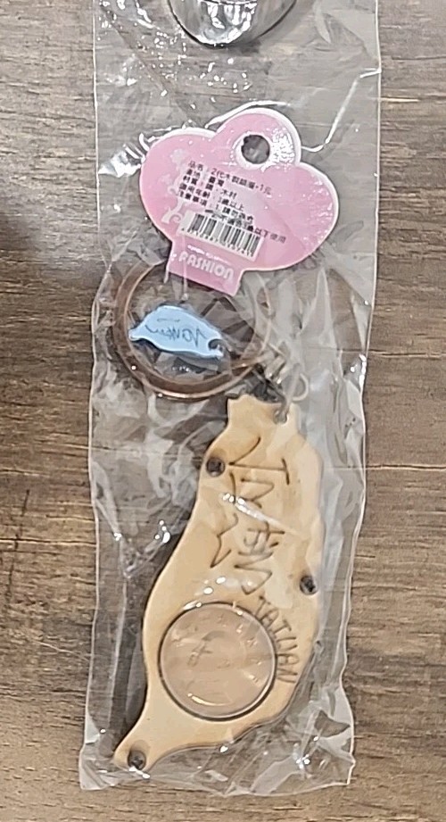 Taiwan souvenir keychain fob island shape coin token with map | eBay