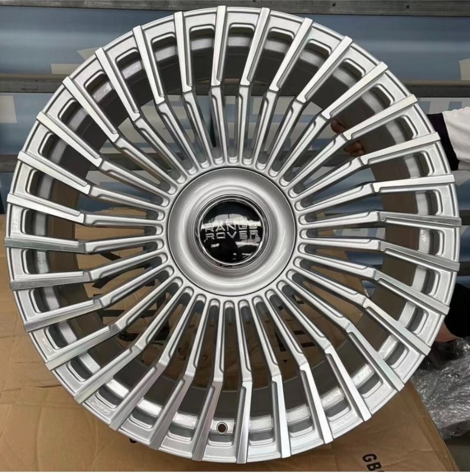 24” inch Range Rover 2023 Style Rims Silver Machine Wheels HSE Sport ...