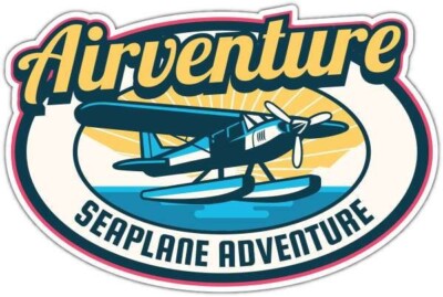 Airventure Seaplane Adventure Airplane Car Bumper Window Sticker Decal ...