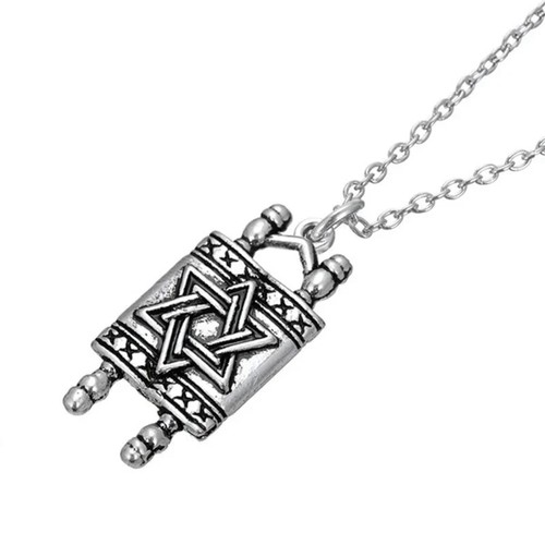Tiny Torah Scroll Silver Judaic Religion Holy Words Pendant Jewelry | eBay