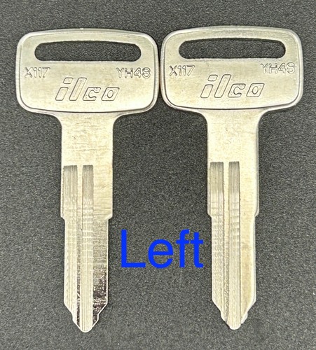 2 Key Blank Suzuki S50 583 Savage VS600GL Intruder VS750 VS800GL VS800 ...