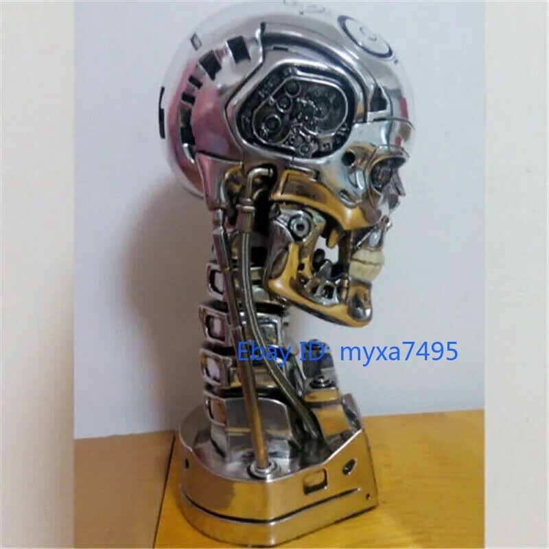 Endoskeleton Skull Bust T2 T800 1:1 Terminator Arnold Statue Resin ...