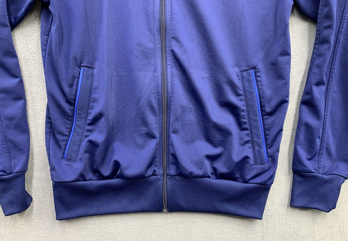 Adidas Light Weight Full Zip Track Jacket Size Medium Blue Chicago Fire ...