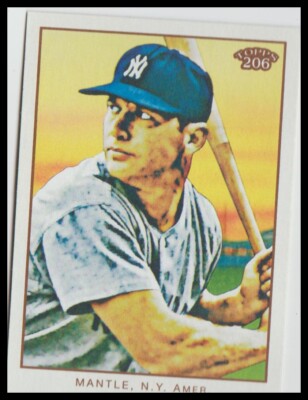 2009 Topps 206 #154 Mickey Mantle | eBay