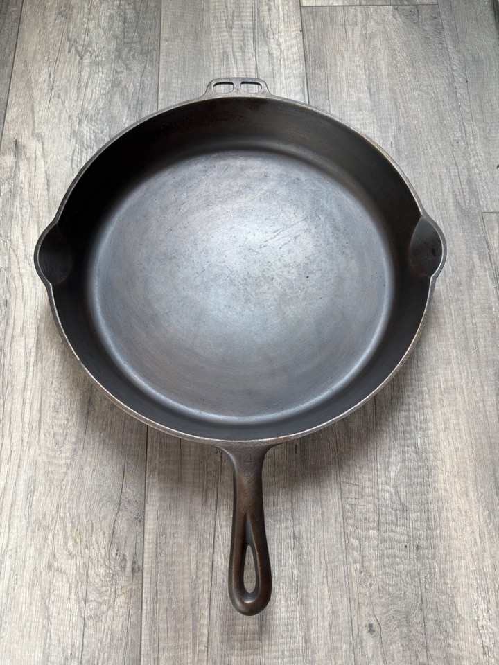 Rare Vintage Wagner Ware Sidney -O- No. 14 Cast Iron Skillet #1064 ...