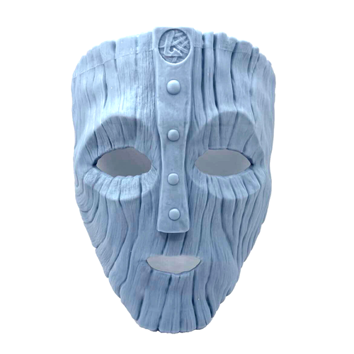 The Mask Loki Mask 3D Grey Resin Print Collectable Reproduction Prop ...