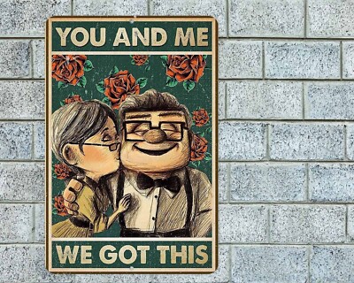 You And Me We Got This Sign Aluminum Metal 8"x12" Wife Husband Girl Boy ...